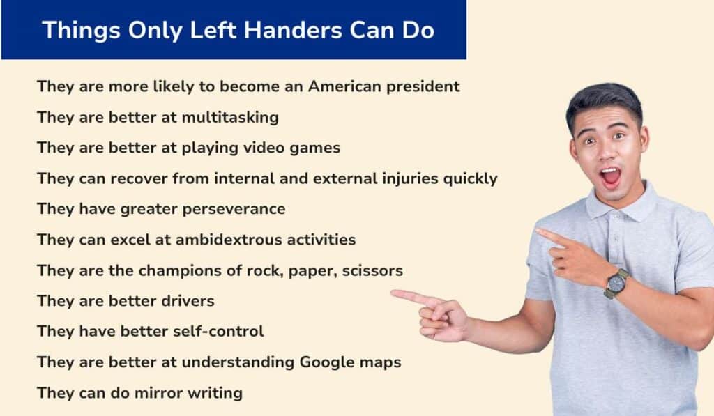 11 Things Only Left Handers Can Do — Weird Advantages Of Being Left Handed